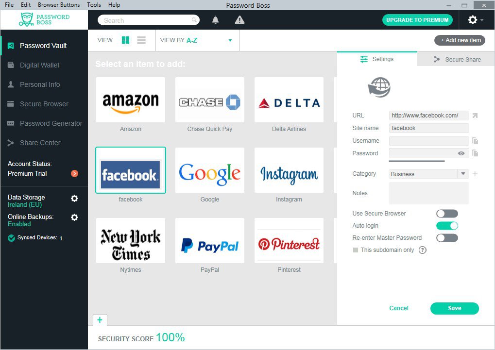 2025年おすすめの Password Boss のレビュー | Privacyinthenetwork.com